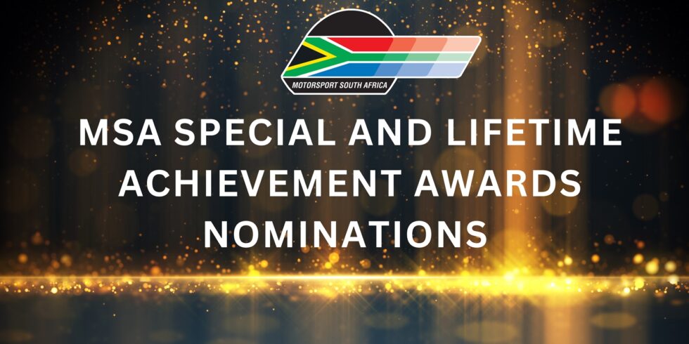 2023 MSA SPECIAL AND LIFETIME AWARDS NOMINATIONS | Motorsport South Africa