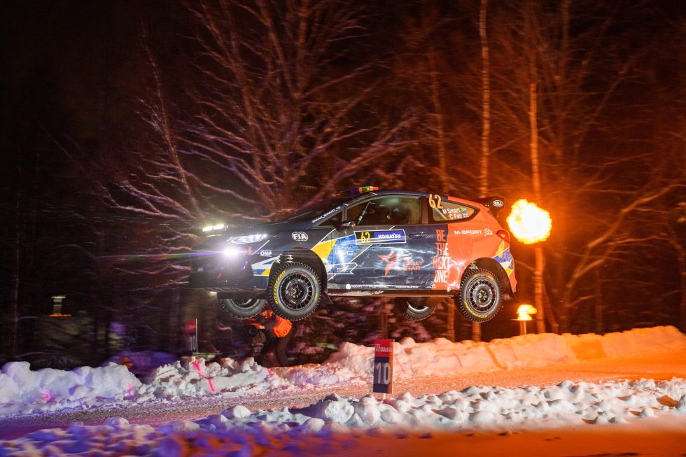 MAX SMART ONE OF THE FIA RALLY STAR DRIVERS WHO SHONE IN THE SWEDISH ...